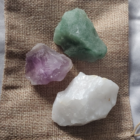 Brazilian Healing Stones | Other | Healing Crystals Tri Bundle ...